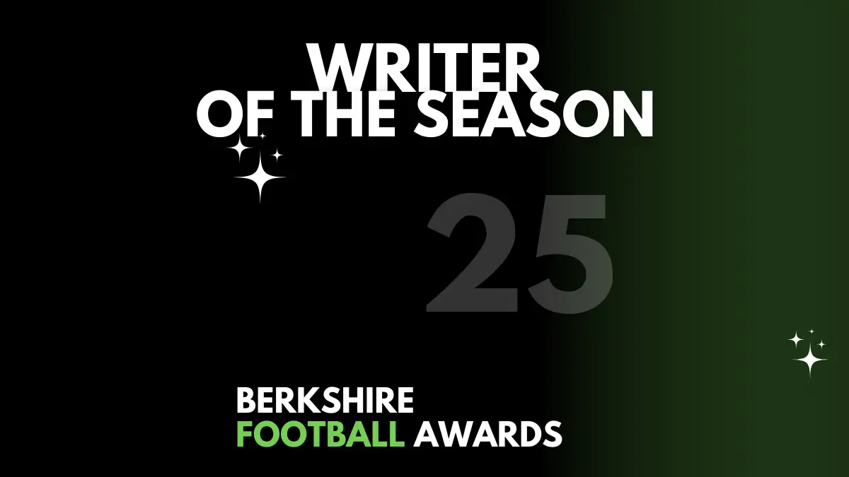 Football Writer of the Season - Berkshire Football Awards 2025